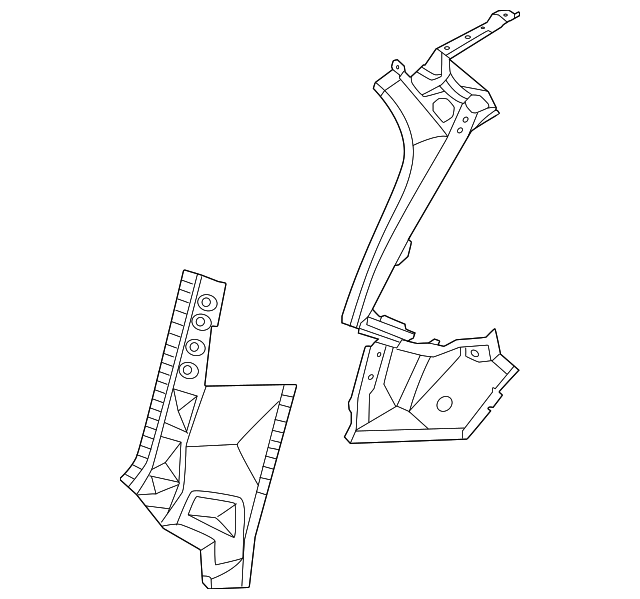 2021-2023 Nissan Rogue Outer Pillar 77661-6RA0A | QuirkParts