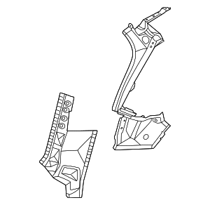 2021-2023 Nissan Rogue Outer Pillar 77661-6RA0A | QuirkParts