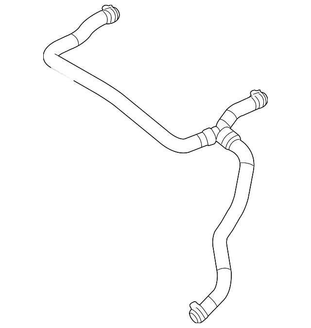 PCH501730 - Lower Hose - 2006-2009 Land Rover Range Rover ...