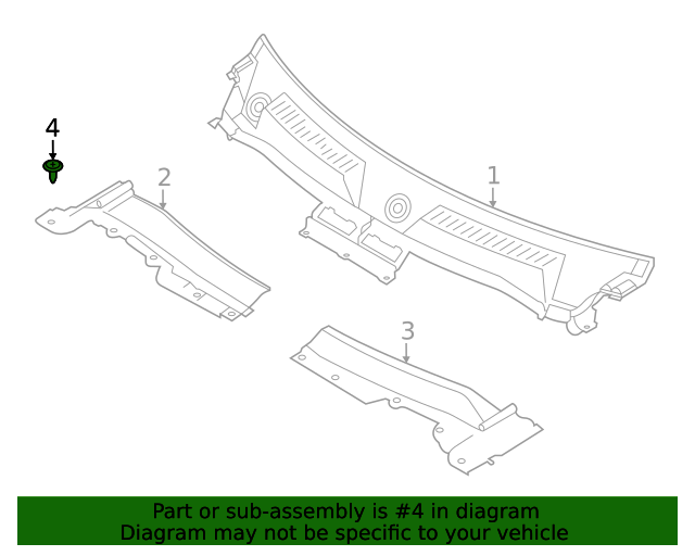 2012-2023 Land Rover Side Cover Retainer Clip LR024316 | OEM Parts Online