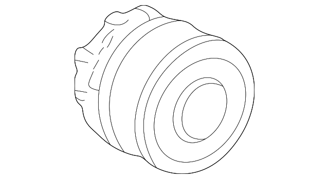 1995-2003 Ford Lock Hub Assembly F87Z-3B396-BA | Varsity Ford