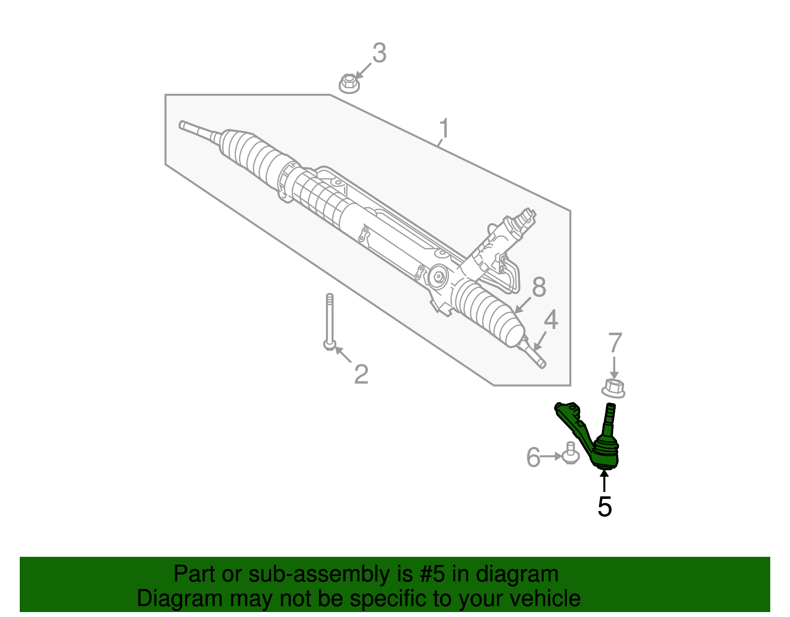 32106767782 - 2006-2016 BMW Outer Tie Rod (32-10-6-767-782) | BMW of ...