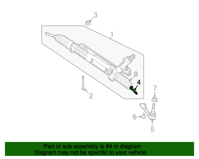32-10-6-765-236 - Tie Rod Assembly - 2006-2016 BMW | Buy BMW Parts Now