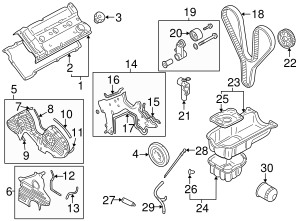 Genuine Valve Cover Gasket for 1999-2001 Hyundai | Part# 22441-37101 ...