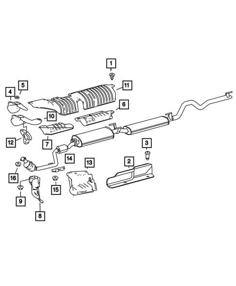 Exhaust System for 2008 Dodge Sprinter 2500 | Mopar eStore