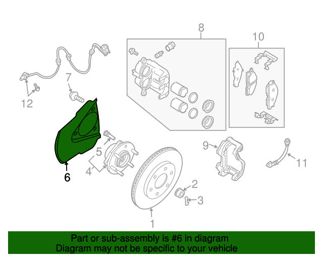 2004-2010 Nissan Splash Shield 41150-7S000 | OEM Parts Online