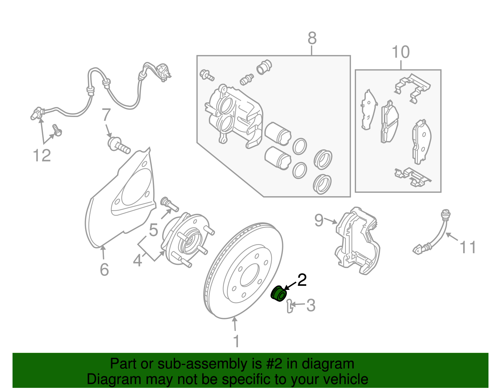 2000-2025 Nissan Axle Nut 40262-2Y00A | Nissan Parts & Accessories Online