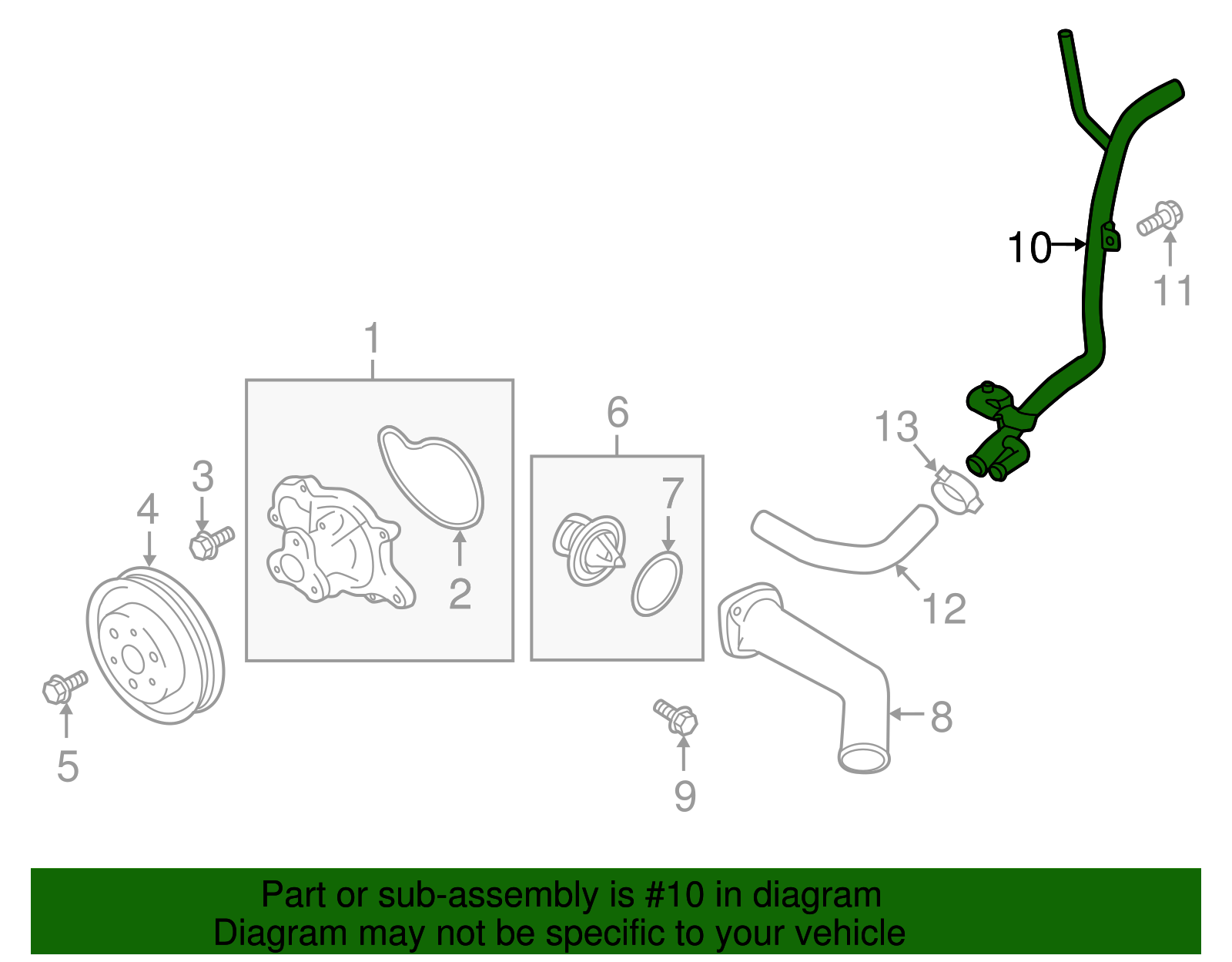 2015-2021 Subaru By-Pass Pipe 14050AB091 | Subaru Parts Store