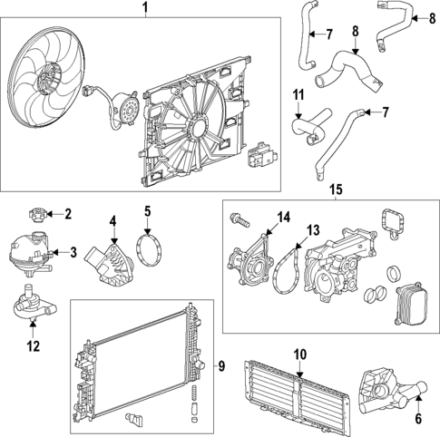 Cooling System for 2024 Chevrolet Trax | Chevrolet Parts Direct