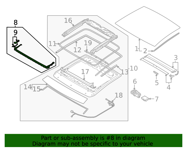 2G0-877-651-A - Sunroof Deflector 2023-2024 Audi | AutoNation Parts
