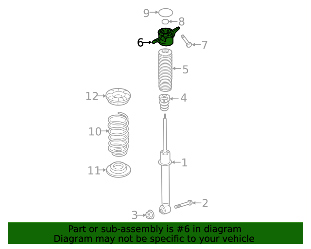 2019-2023 Hyundai Upper Mount 55310-S1100 | OEM Parts Online