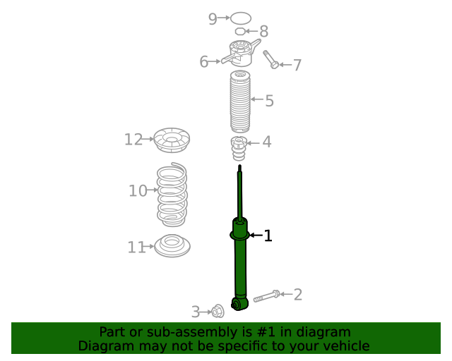 2019-2020 Hyundai Shock Absorber 55307-S2300 | AutoNationParts.com