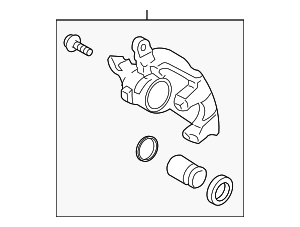 Genuine Caliper for 2012-2017 Land Rover Range Rover Evoque | Land ...
