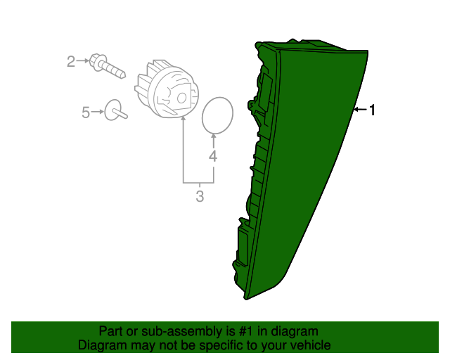 Toyota OEM Tail Lamp Part# 81591-47021 | OEM Vehicle Parts