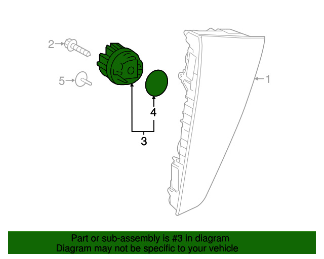 8153642200 - 2016-2020 Toyota Led Unit (81536-42200) | Lowe Toyota ...