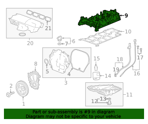 2019-2025 GM Camshaft Housing 55514604 GM | GMPartsDirect.com