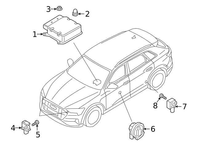 2019-2024 Audi Q3 Control Module 5Q0-959-655-BQ | OEM Parts Online