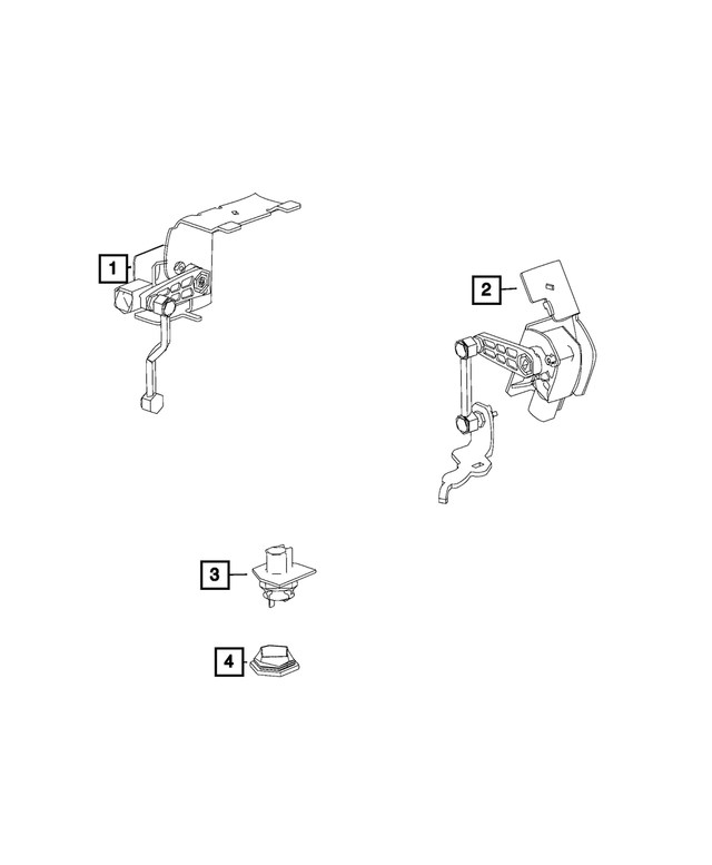 2014-2016 Mopar Headlamp Sensor, Rear 5113390AA | Mopar Estores