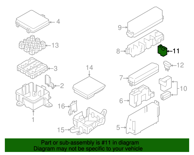 24370-C9923 - Fusible Link - 2003-2024 Nissan | Nissan OEM Parts Direct
