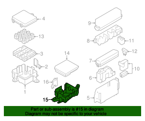 2011-2017 Nissan LEAF Lower Cover 284B9-1KA0A | My Nissan Part