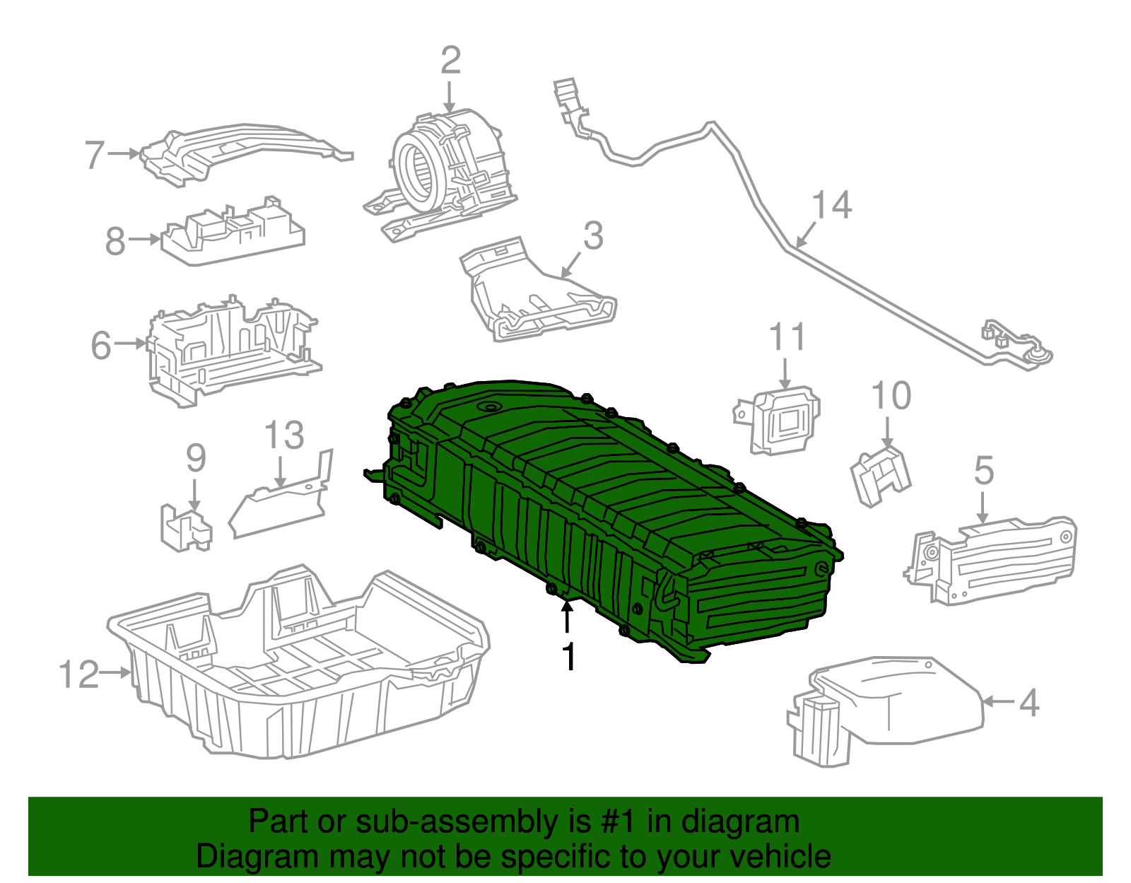 G9510-47131 - Battery Assembly Hev Su AutoNation Parts