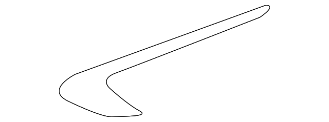 2019-2021 Mercedes-Benz Fender Molding 213-880-29-06 | MB OEM Parts