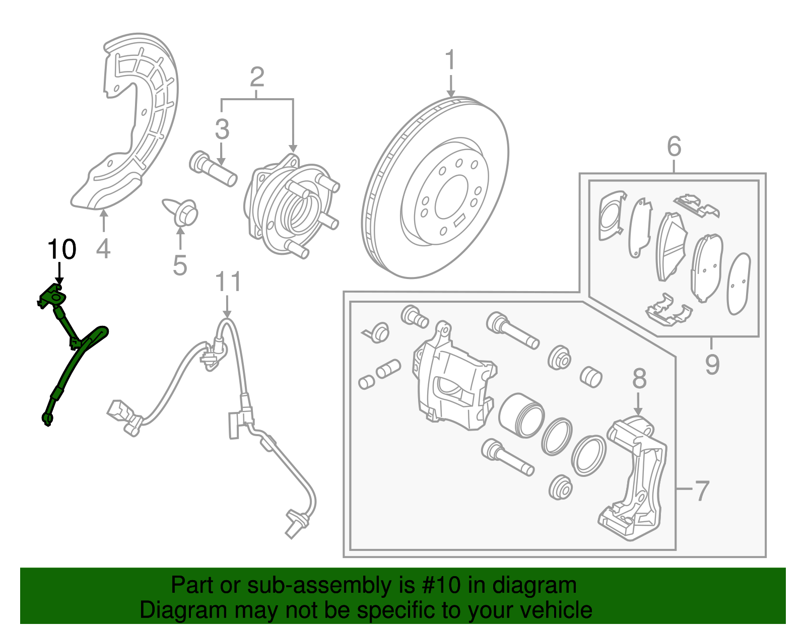 2015-2019 Hyundai Sonata Flex Hose 58732-C1000 | OEM Parts Online