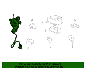 2017-2020 Cadillac Steering Wheel Airbag Coil #84123759 84427141 ...