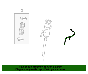 221-997-01-52 - Air Hose 2007-2014 Mercedes-Benz | Mercedes-Benz USA Parts