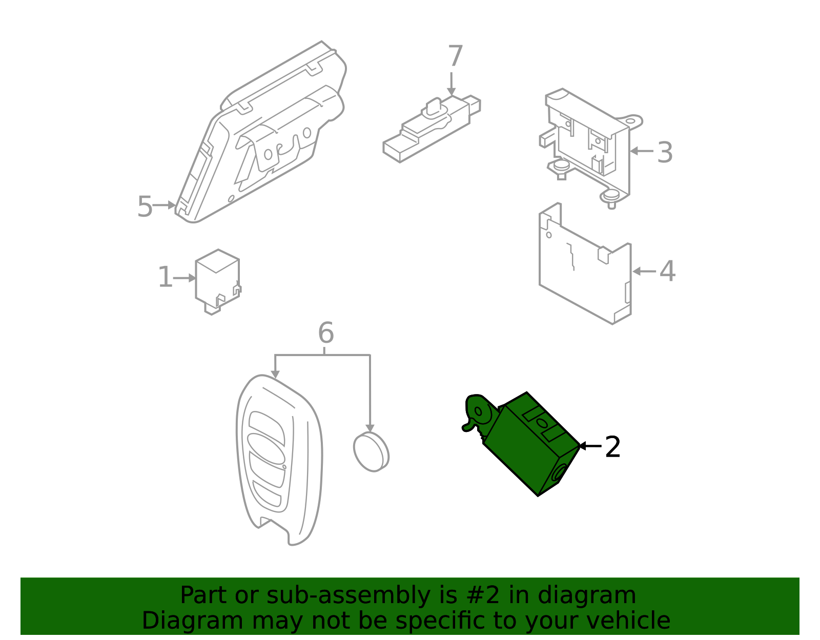 88035SJ110 - 2023-2024 Subaru Forester - Tire Pressure Monitoring ...