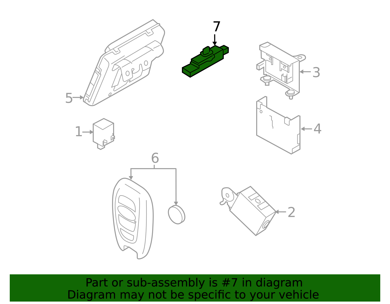 88851FJ021 - Antenna 2014-2024 Subaru | AutoNation Parts