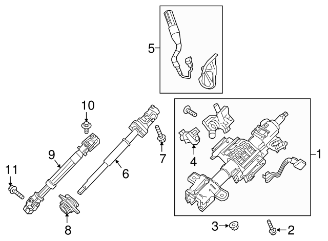 2015-2017 Ford Expedition Shifter FL1Z-7A256-A | TascaParts.com