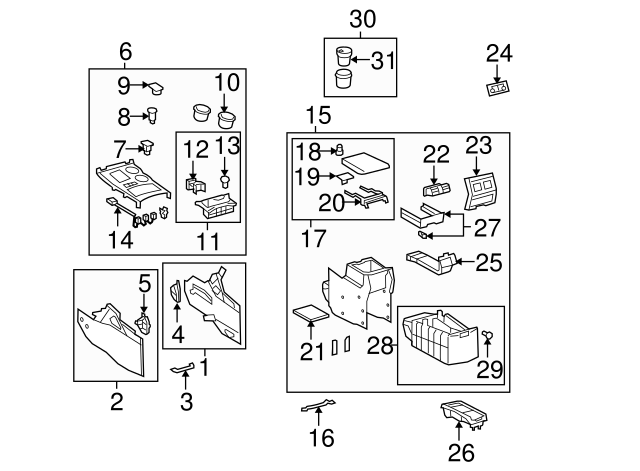 2011-2013 Toyota Highlander Front Panel 58804-0E080-C0 | Toyota Parts ...