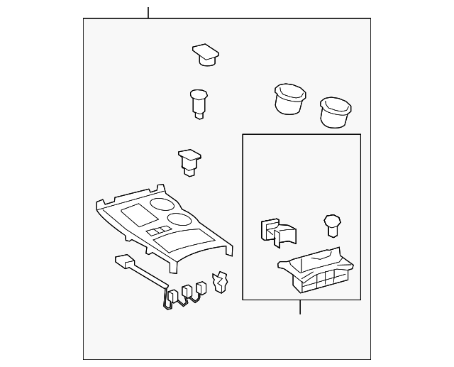 2011-2013 Toyota Highlander Front Panel 58804-0E080-C0 | Toyota Parts ...