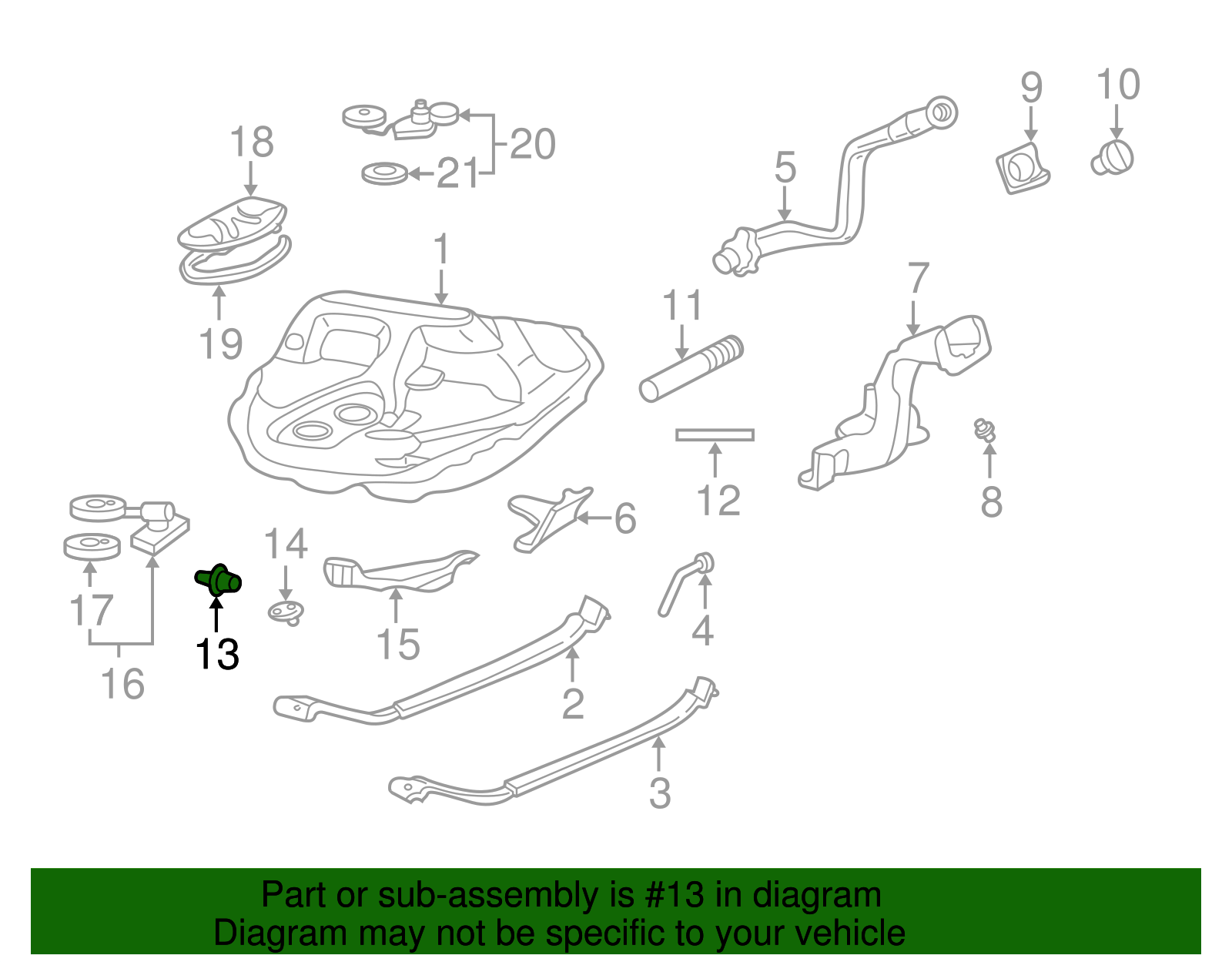 17371-S04-003 - Two-Way Valve - 1996 Honda Civic | Conicelli Honda Parts