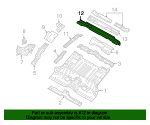 Crossmemb 68565959AA | TascaParts.com