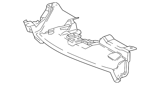 2018-2019 Toyota C-HR Lower Air Guide 16592-0T030 | Toyota Parts Center