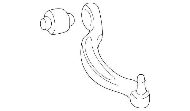 2005-2011 Audi Rear Lower Control Arm 4F0-407-694-H | Audi USA Parts