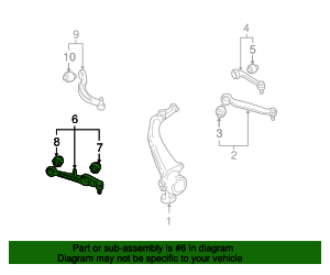 4F0-407-151-A - Lower Control Arm 2005-2011 Audi | Audi OEM Parts