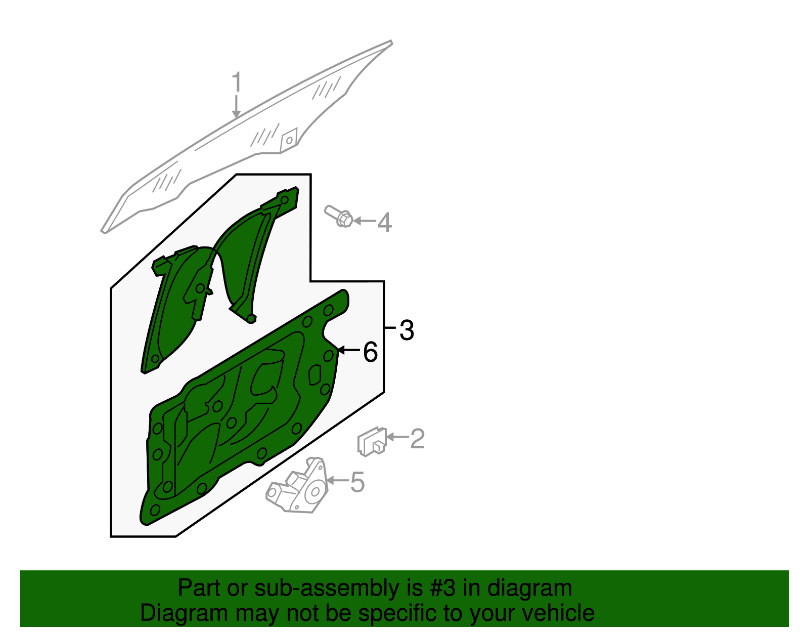2008-2015 Infiniti Window Regulator 80720-JL00A | Faulkner Infiniti of ...