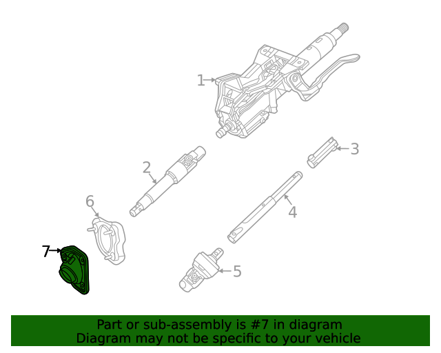 2020-2024 Cadillac Intermediate Steering Shaft Boot 85117849 | Auto ...