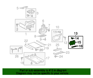 58844-08030-C0 - Box Assembly - 2020 Toyota Sienna | OEM Genuine Toyota ...