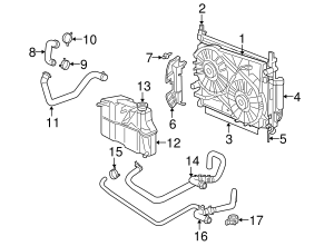 2005-2008 Mopar Radiator Coolant Hose 55038145AA | TascaParts.com