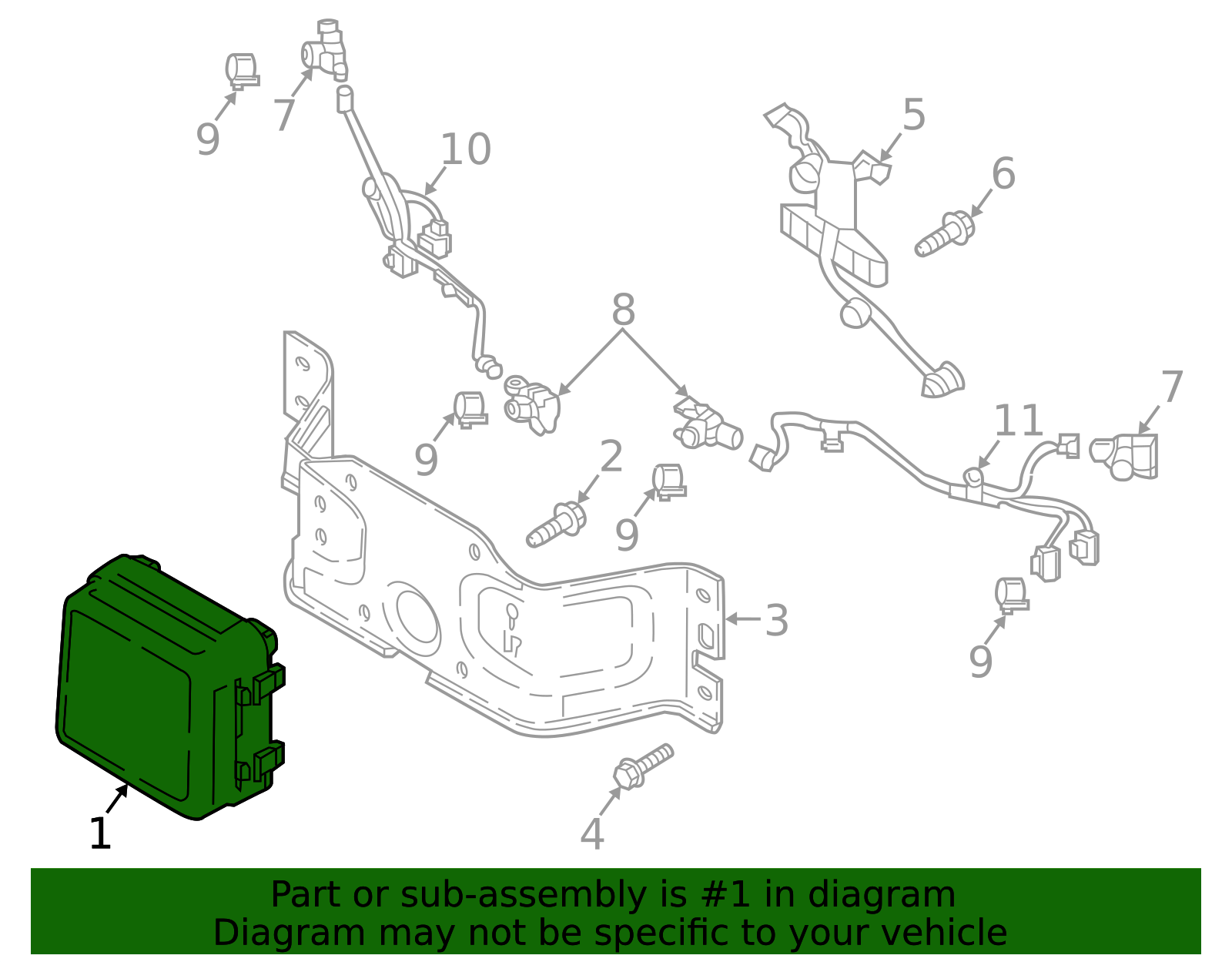 KD7J-67-XA1K - 2018-2024 Mazda - Distance Sensor | Mazda Part Direct