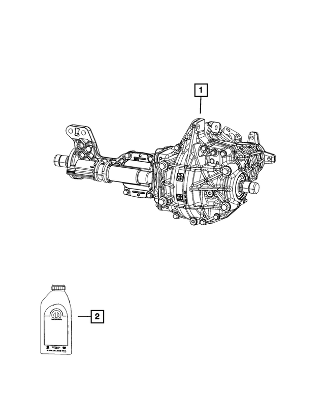 MOPAR FRONT COMPLETE AXLE - 68441650AC - 68441650AC | Mopar Online Parts
