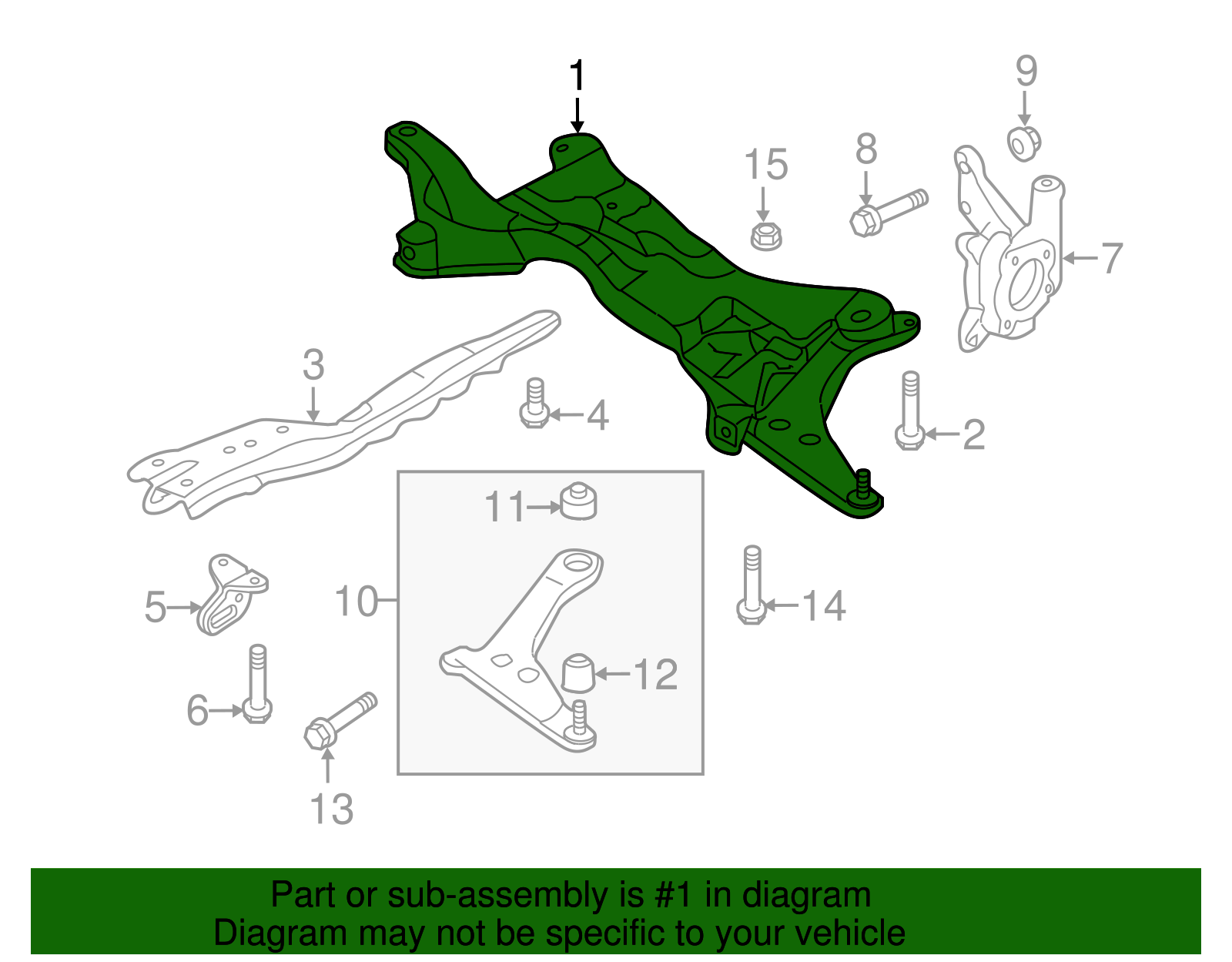 2008-2024 Mitsubishi Cross-Member 4000A428 | OEM Parts Online