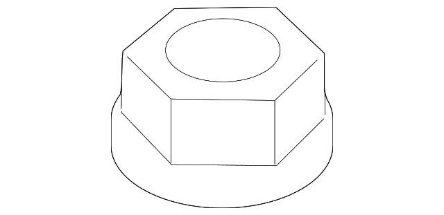 2008-2024 Mitsubishi Suspension Control Arm Nut MU000567 | Mitsubishi ...