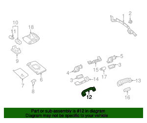 166-810-00-54-9051 - Assist Strap 2012-2021 Mercedes-Benz | Mercedes ...