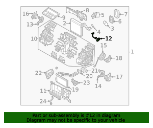2019-2023 Mazda Refrigerant Temp Sensor BDTS-61-J22 | MazdaGear.com