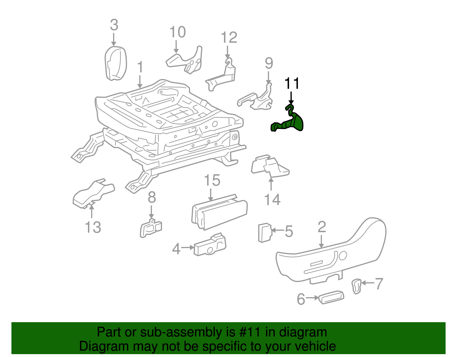 Toyota Lower Shield Part# 7187460110 | Toyota Of Colorado Springs Parts